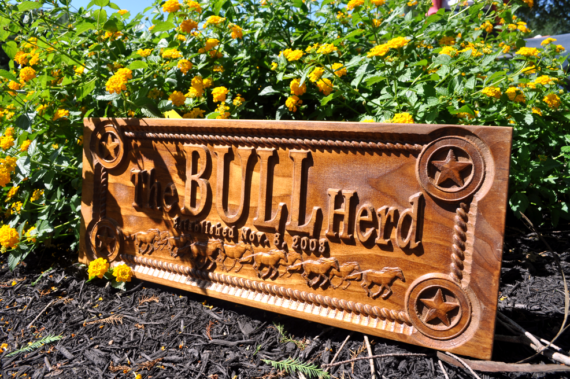 Family Name Plaque Western – 24×9.5″ – WoodWerx.com