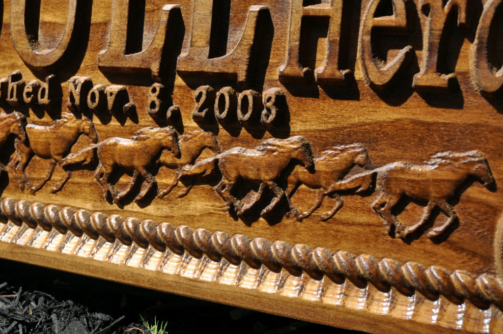 Family Name Plaque Western – 24×9.5″ – WoodWerx.com