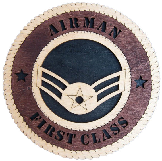 AIRMAN FIRST CLASS – 11″ – WoodWerx.com